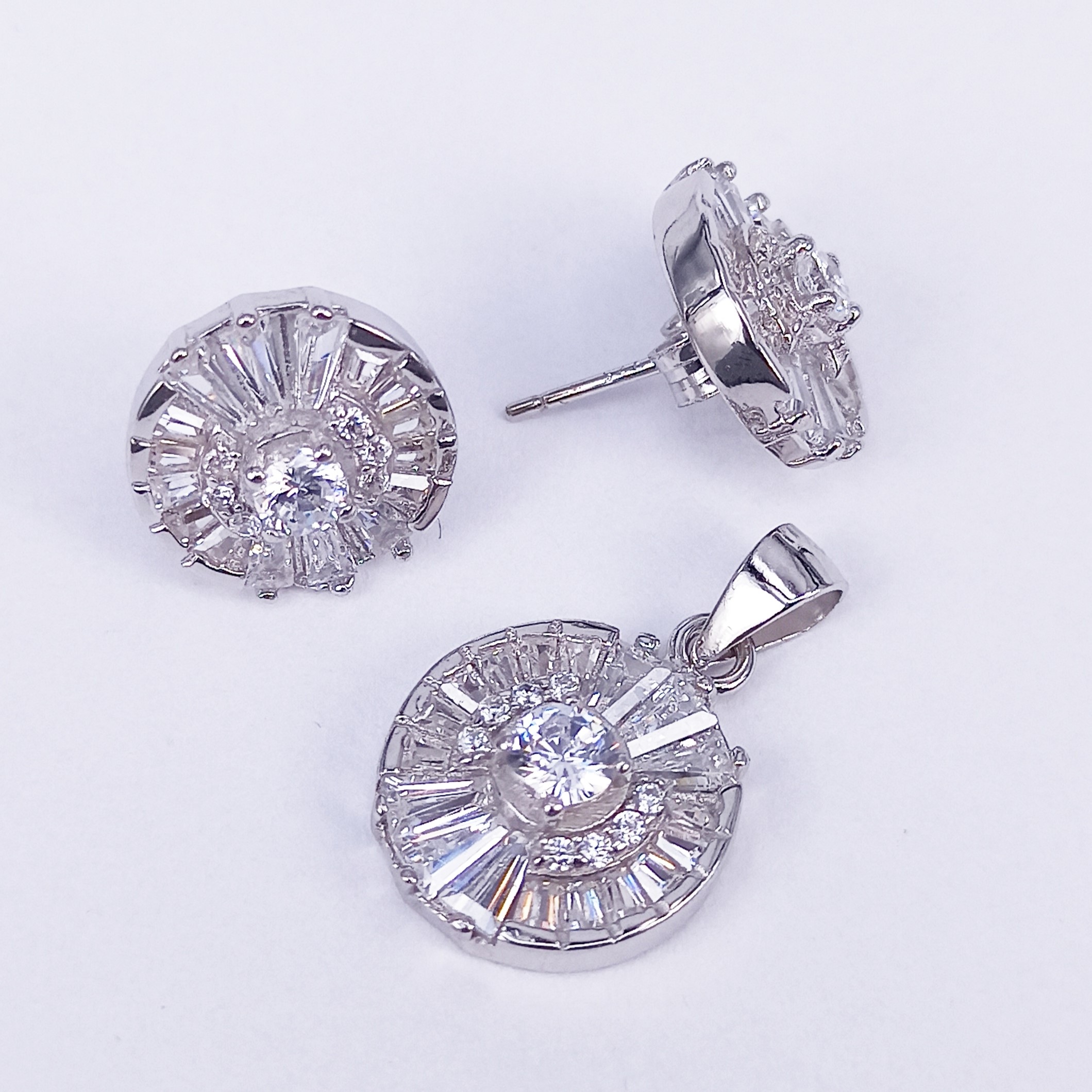 Pendant Set | Sterling Silver Sets | Real Chandi | silverjewellery.pk